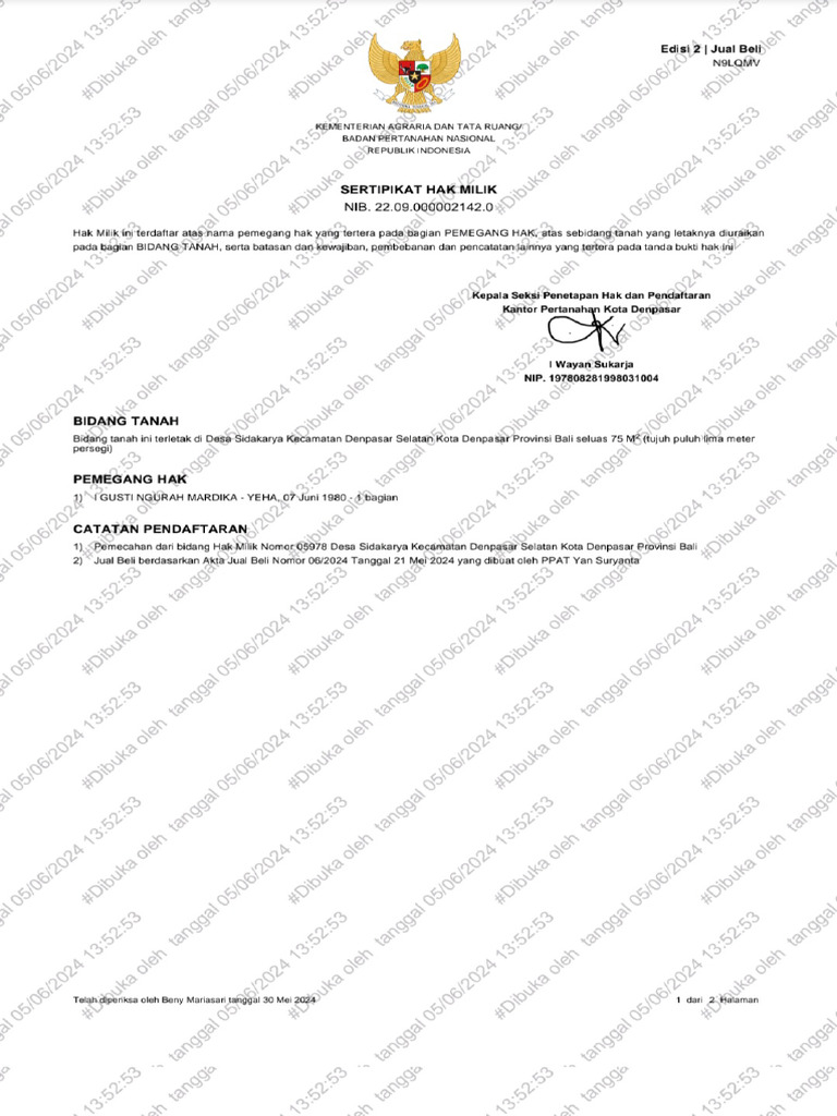 SHM Sentuh Tanahku | PDF