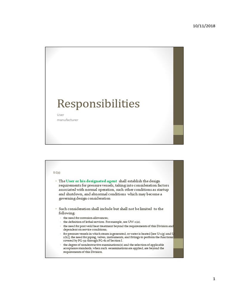 7. Responsibilities | PDF | Welding | Construction