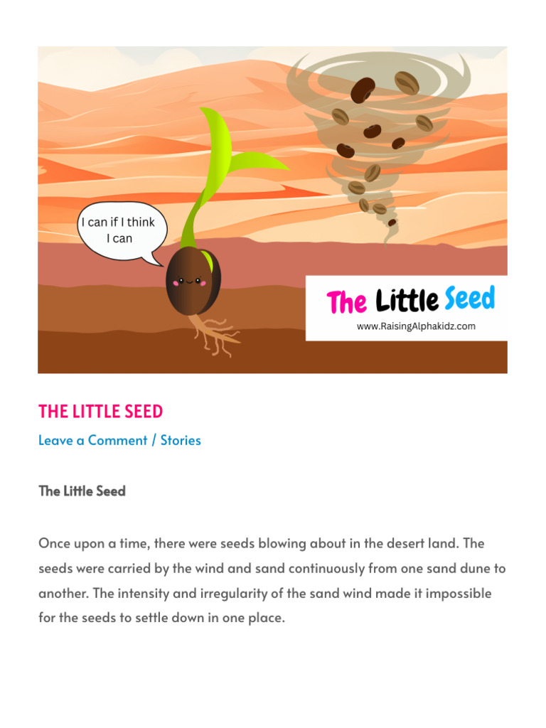 The Little Seed | PDF | Desert | Trees