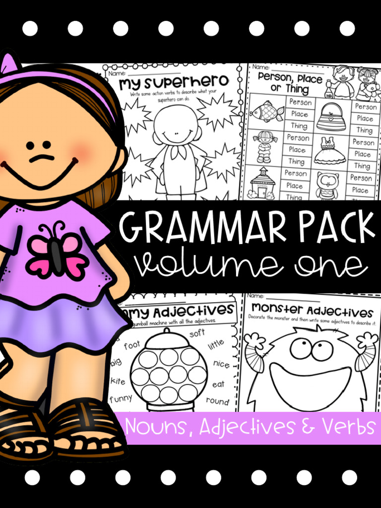 Nouns, Verbs, and Adjectives Worksheet | PDF | Adjective | Plural