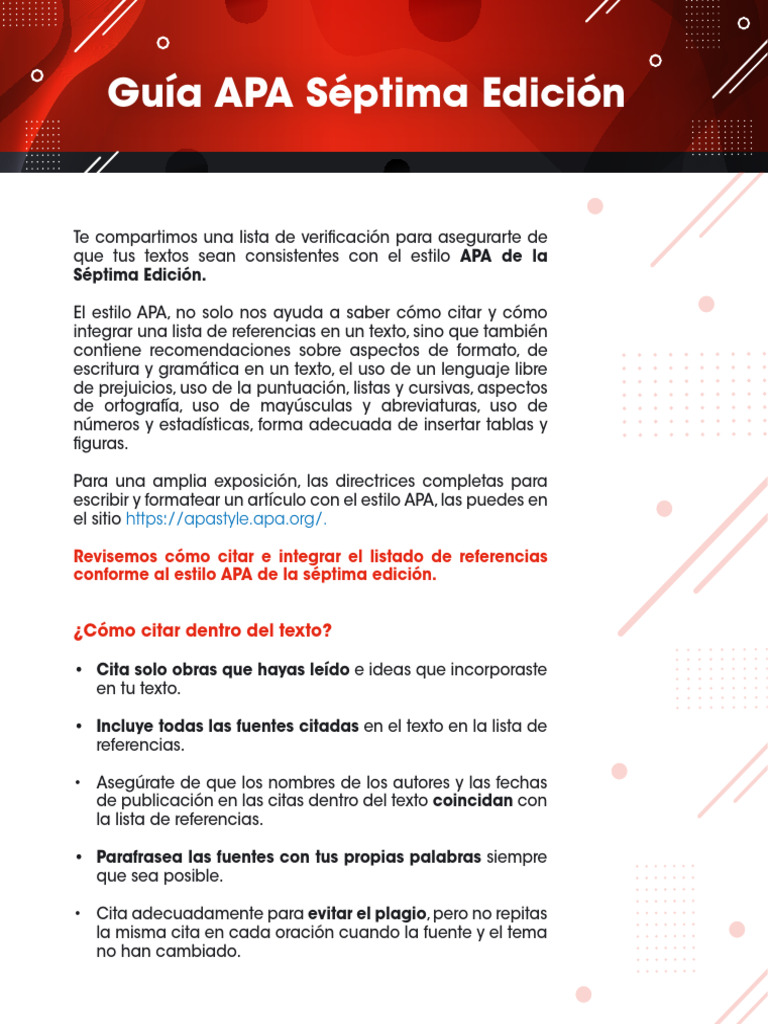 Guia Apa 7 Edicion (Uvm) | PDF | Puntuación | Chat en linea