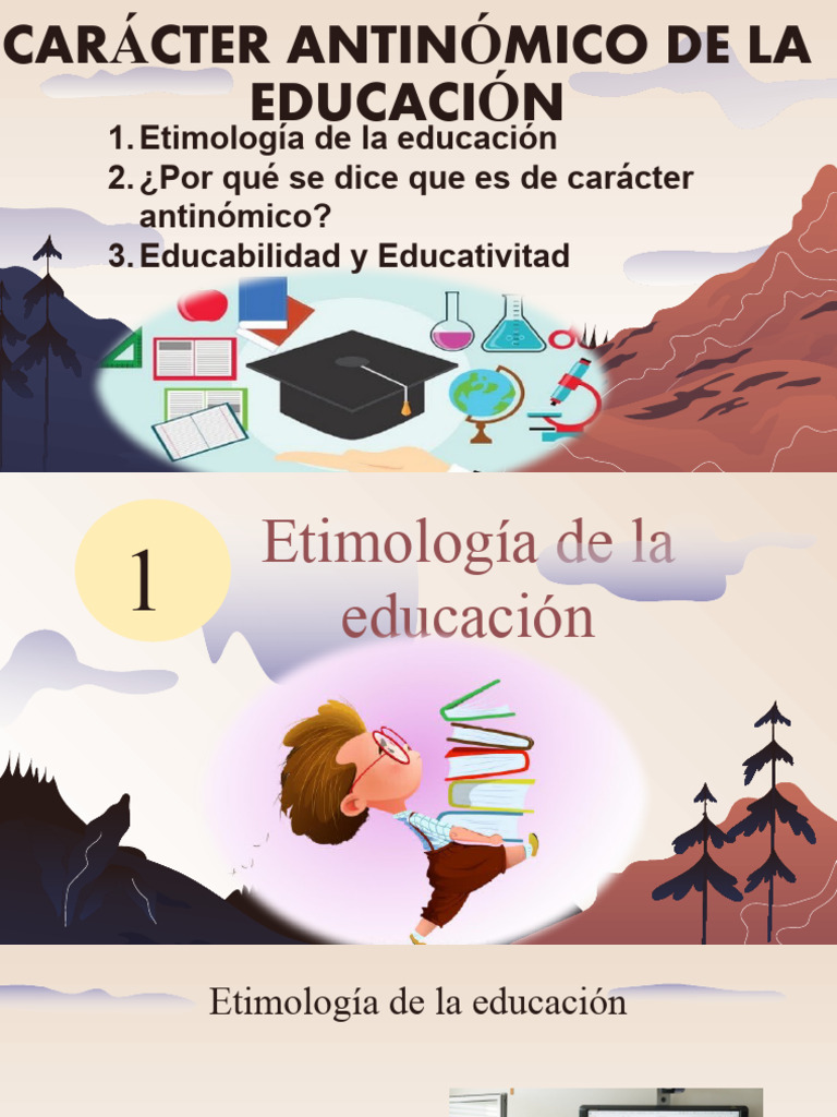 Antinomia en la Educación: Etimología y Conceptos | PDF | Realidad ...