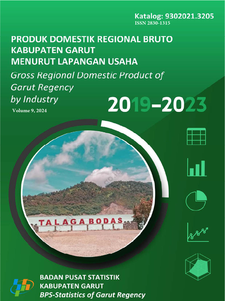 Produk Domestik Regional Bruto Kabupaten Garut Menurut Lapangan Usaha 2019 - 2023 | PDF