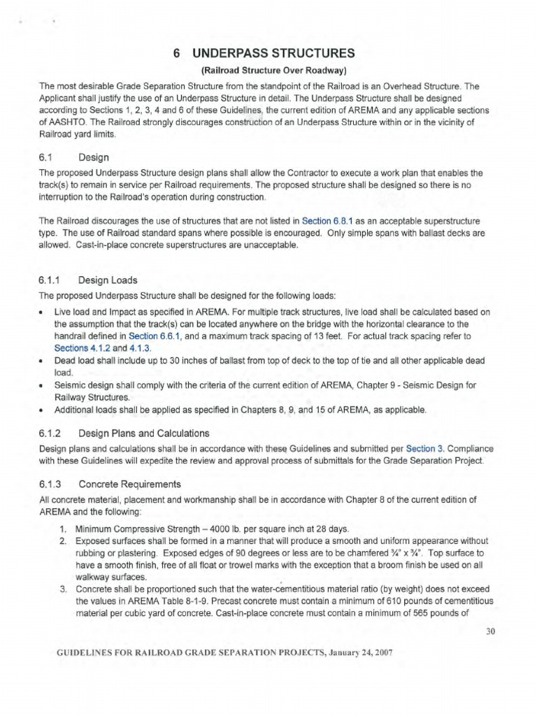 Underpass structures | PDF