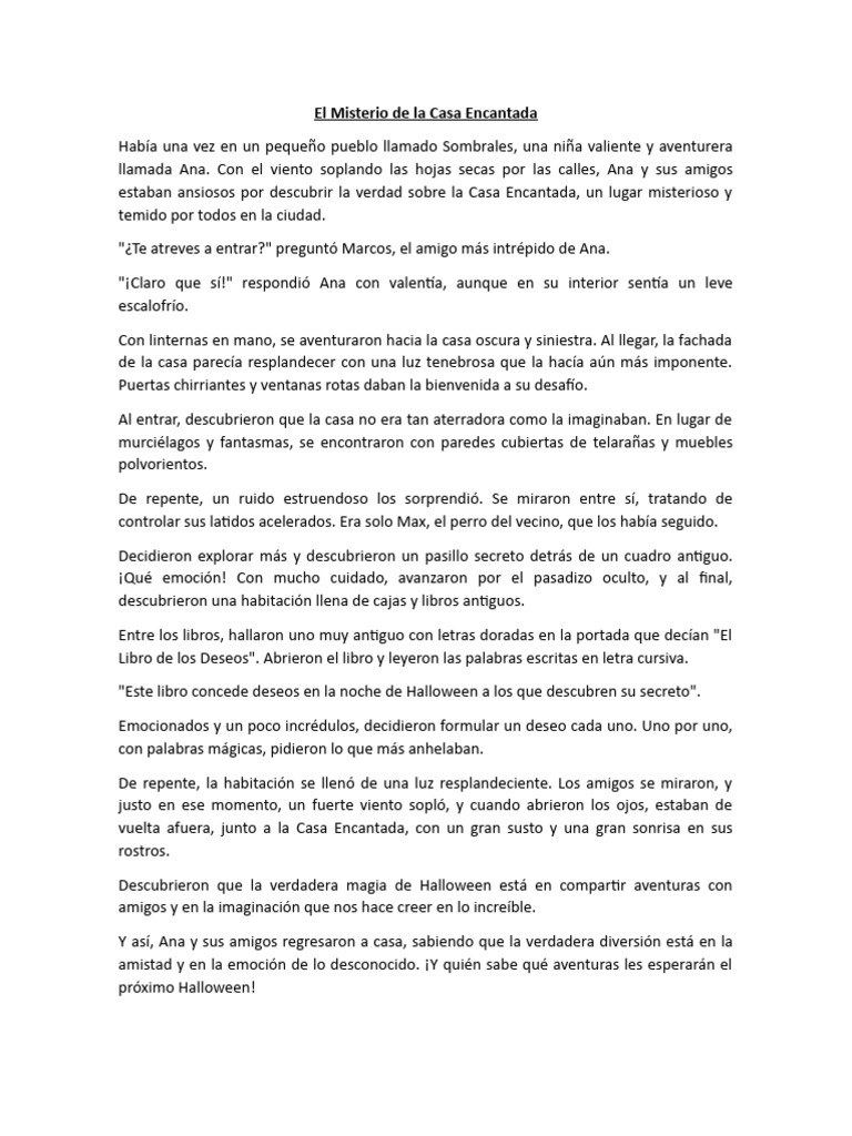 El Misterio de La Casa Encantada | PDF