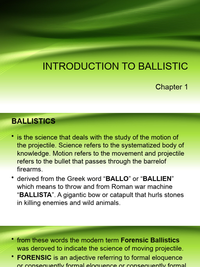 Introduction To Ballistic 2 | PDF | Trigger (Firearms) | Firearms