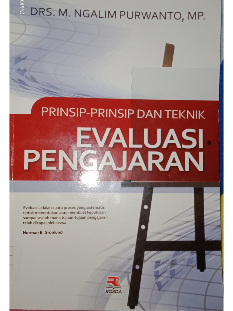 Prinsip-prinsip Dan Teknik Evaluasi Pengajaran Ngalim Purwanto | PDF