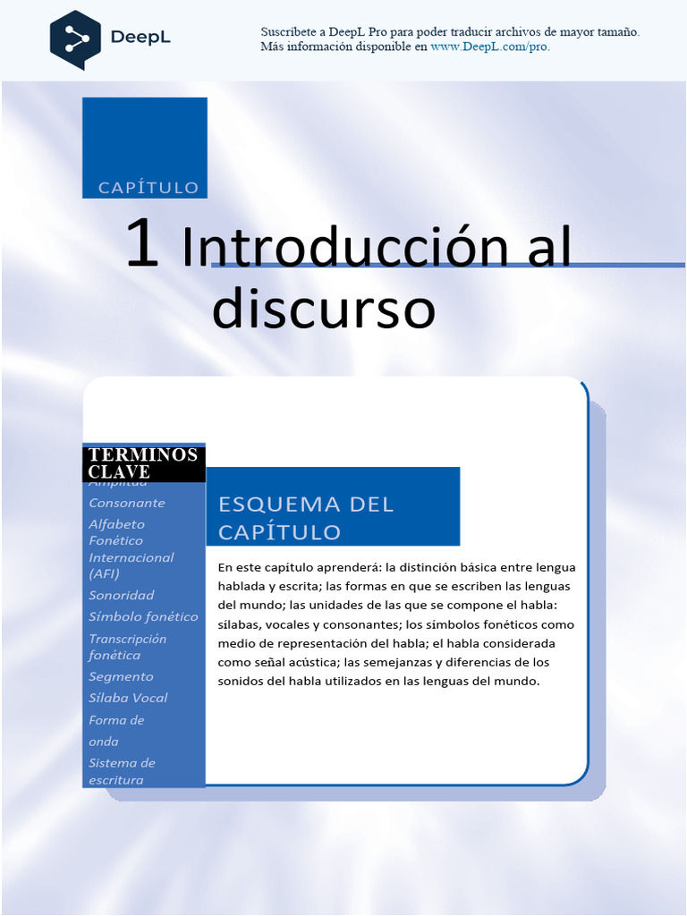 Introducción Fonética Cap. 1 | PDF | Fonética | Vocal