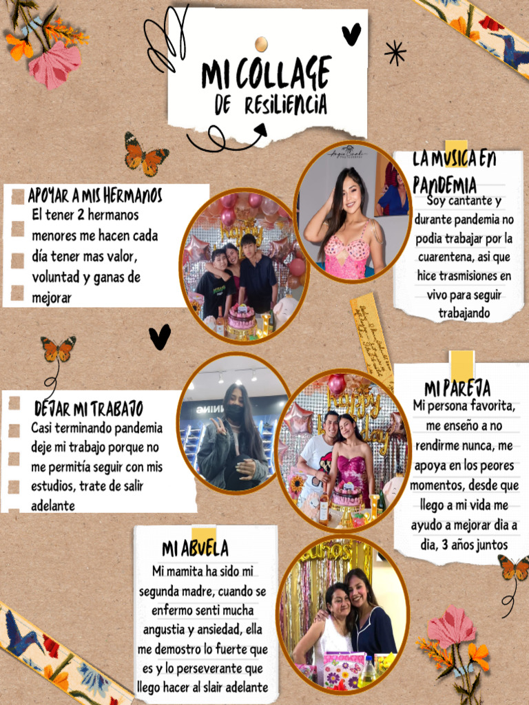 Infografía Guía de Estudio Scrapbook Marrón y Blanco | PDF