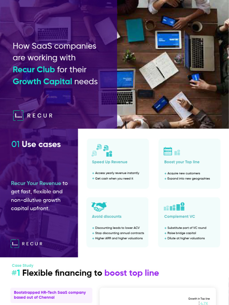 Recur Club - Real Case Studies | PDF | Venture Capital | Corporate Finance