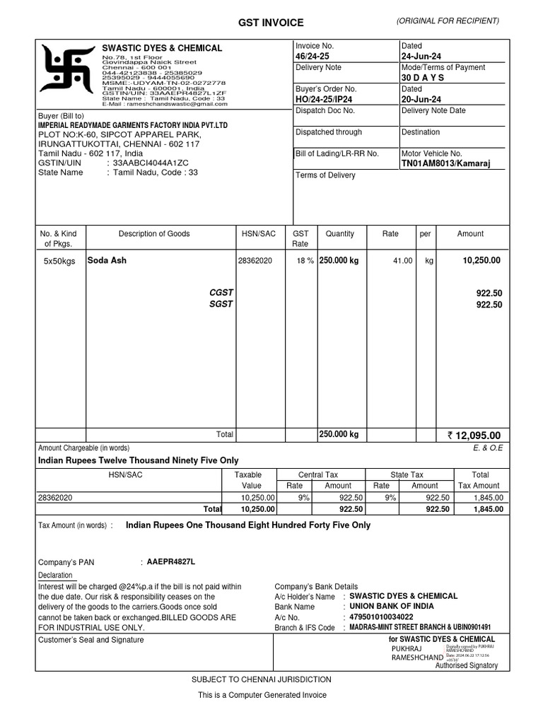 46 240624 Voucher | PDF | Taxes | Payments