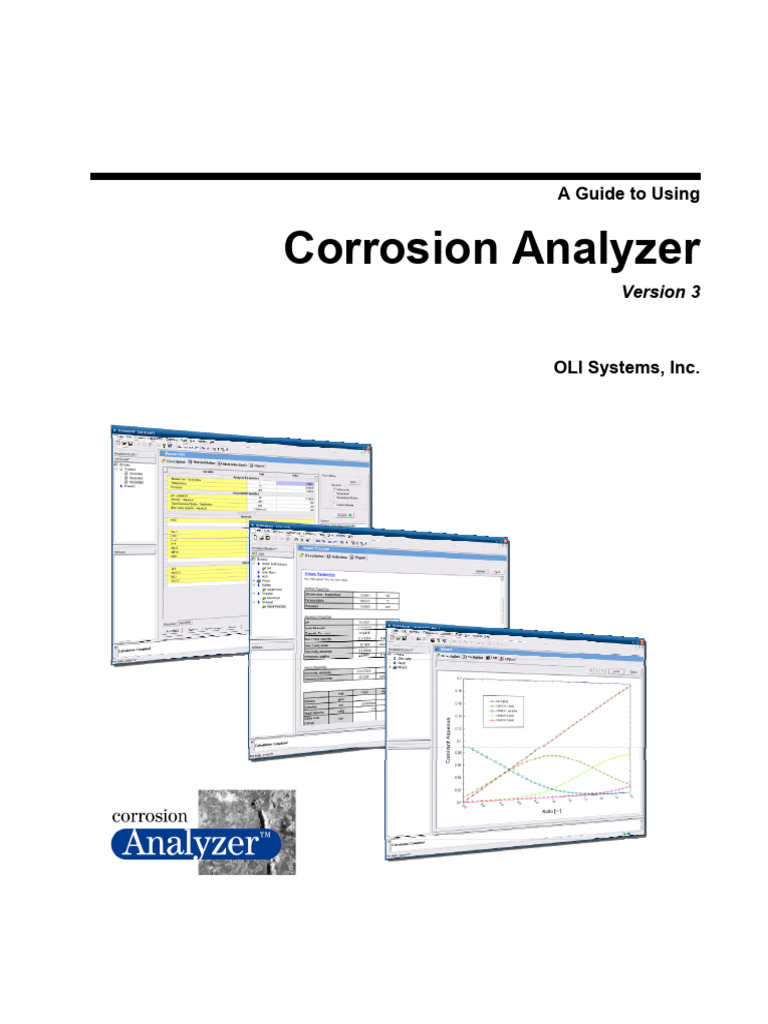OLI Corrosion Analyzer User Guide | PDF | Corrosion | Redox
