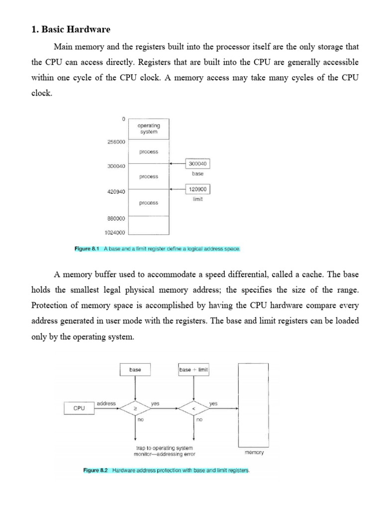 Chapter 8 (Note 1) | PDF | Central Processing Unit | Computer Data Storage