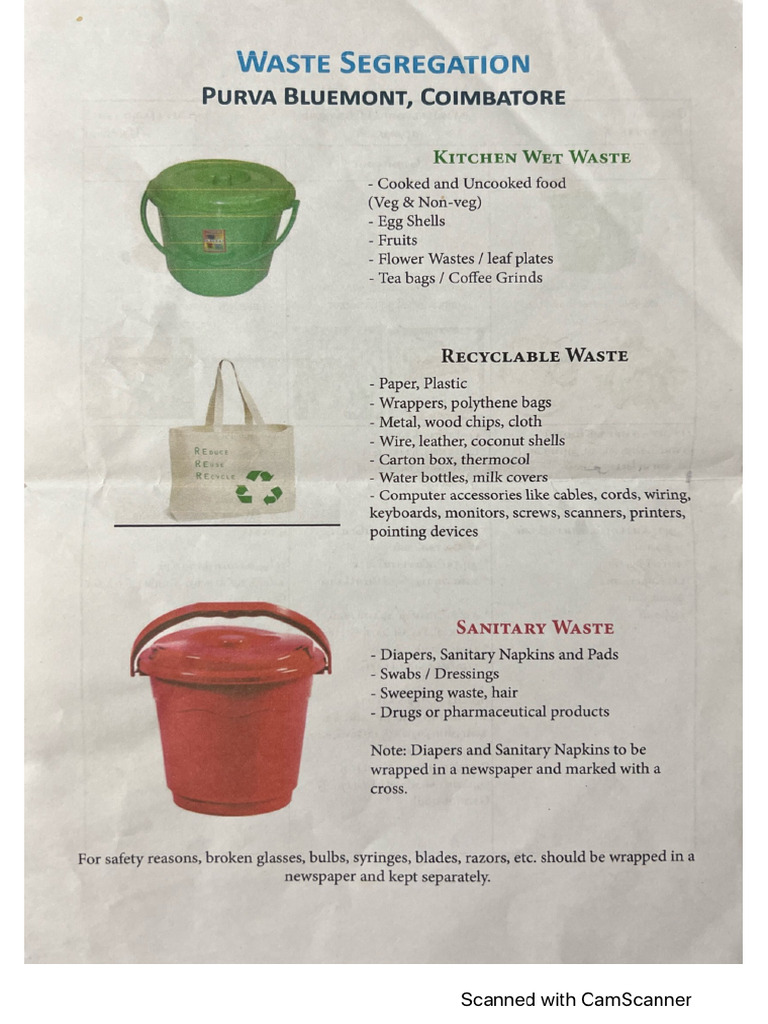 Waste Segregation | PDF