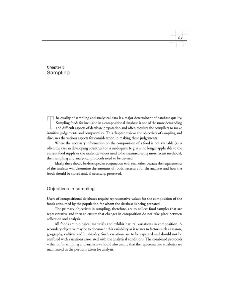 Sampling Chapter 5 | PDF