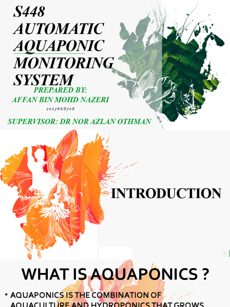 S448-AUTOMATIC AQUAPONICS MONITORING SYSTEM | PDF | Aquaponics | Agriculture