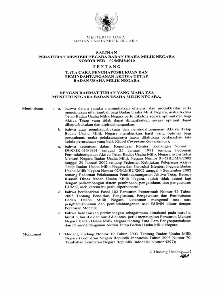 Per 02 Mbu 2010 | PDF