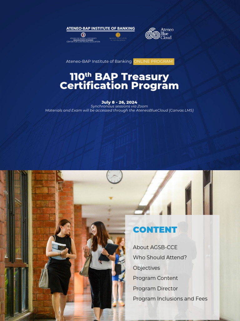 110th Treasury Certification Program | PDF | Foreign Exchange Market ...