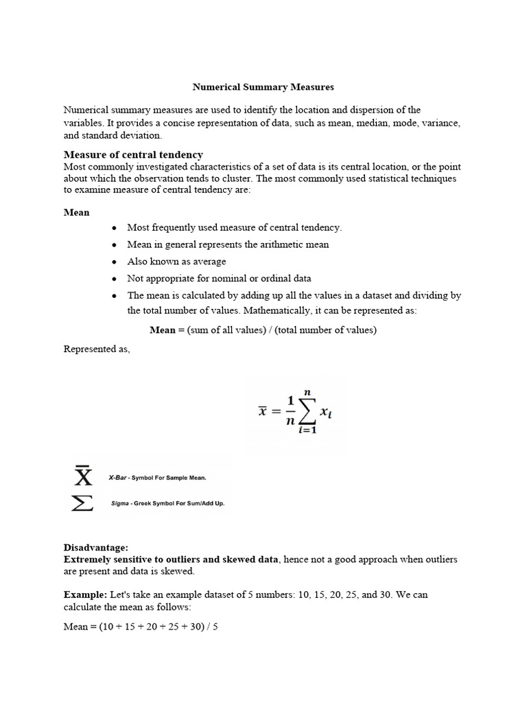 Statistics ClassNotes_2 | PDF | Quartile | Standard Deviation