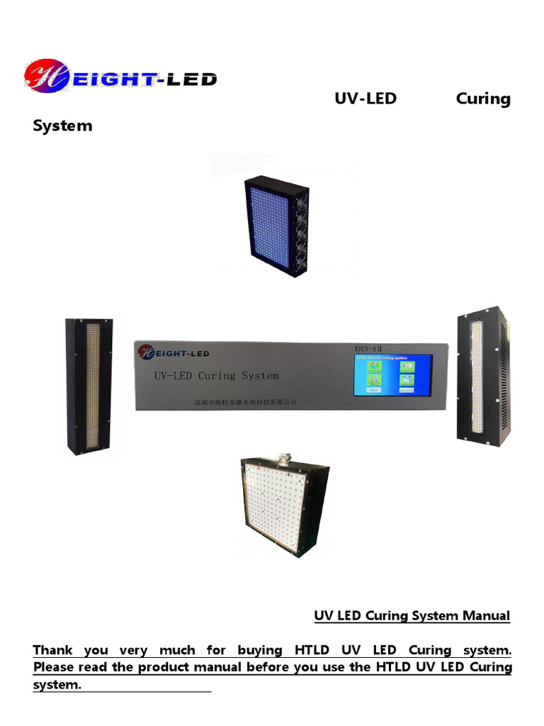PDf Uv Led systems | PDF | Menu (Computing) | Programmable Logic Controller