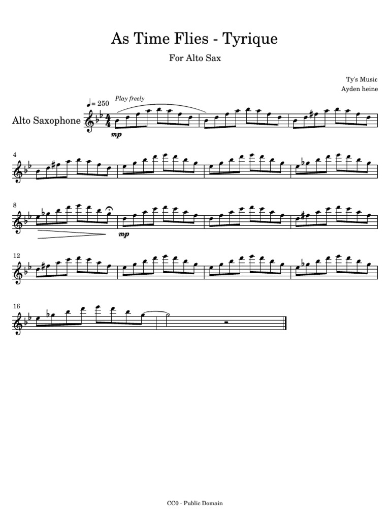 As Time Flies - Tyrique | PDF