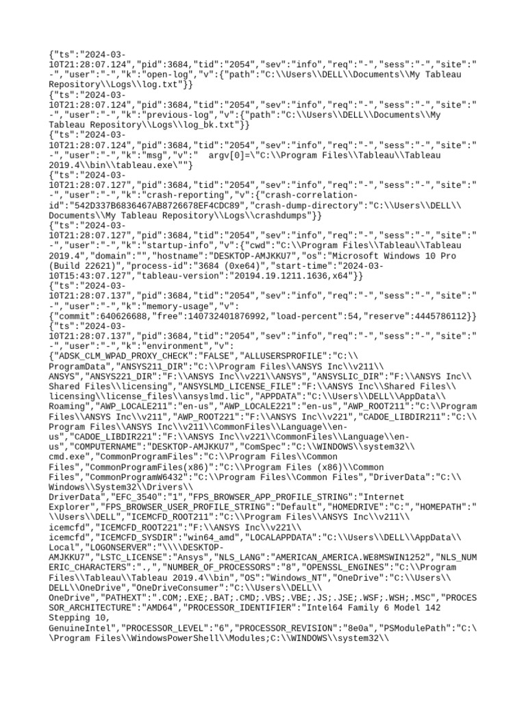 Log BK | PDF | Microsoft Software | Computing