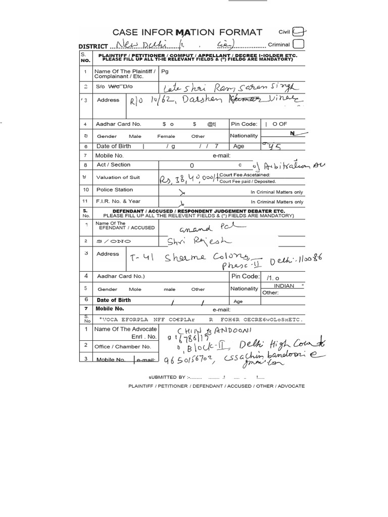 D Vs D Pet and Appl | PDF | Partnership | Appeal