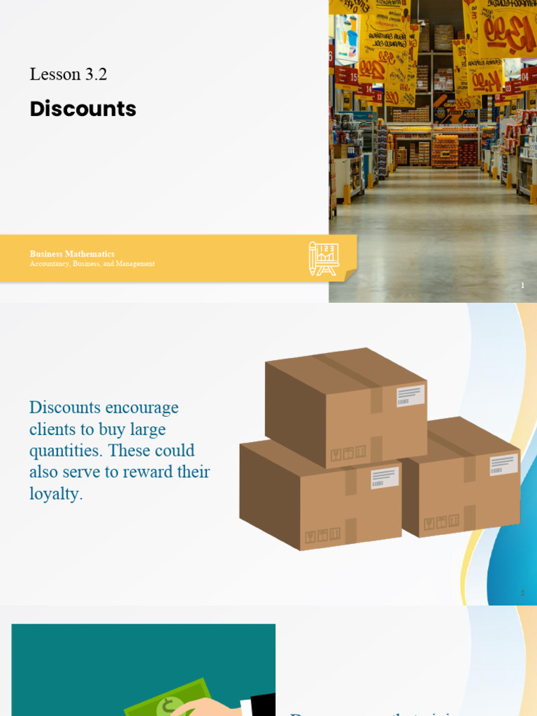 Discounts | PDF | Discounting | Retail