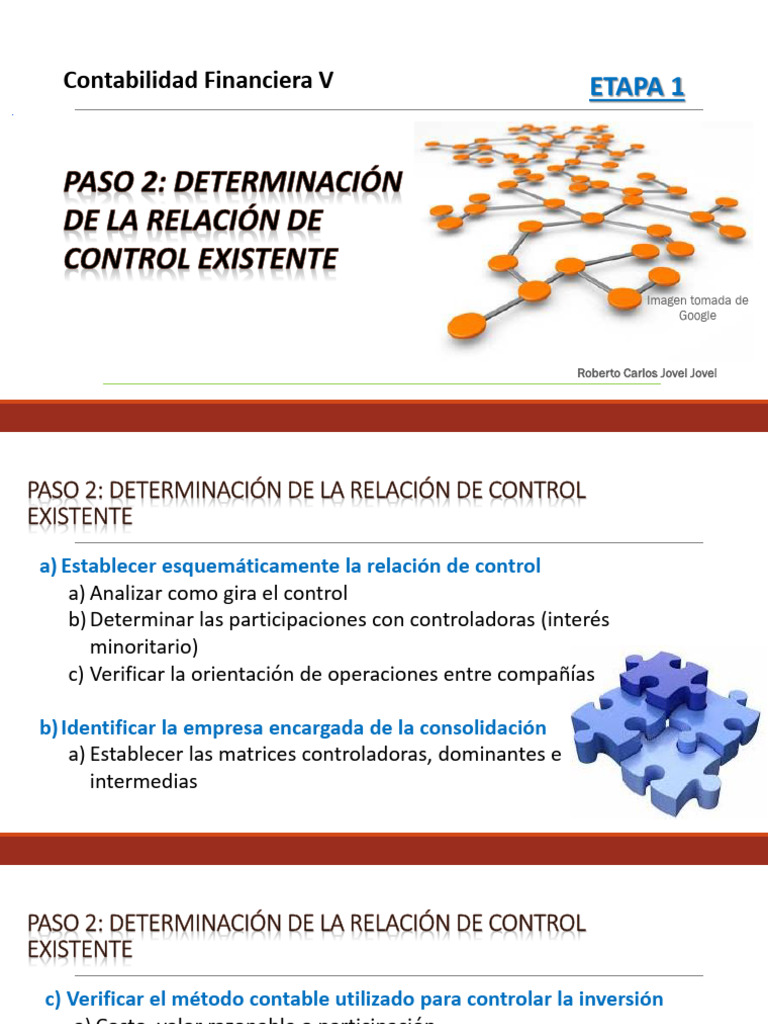 Paso 2 Determinacion de La Relacion de Control Existente | PDF ...