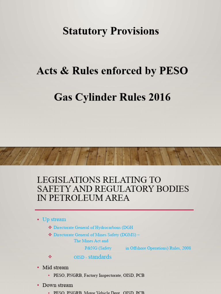 Gas Cylinder Rules 2016 Overview | PDF | Propane | Industrial Gases
