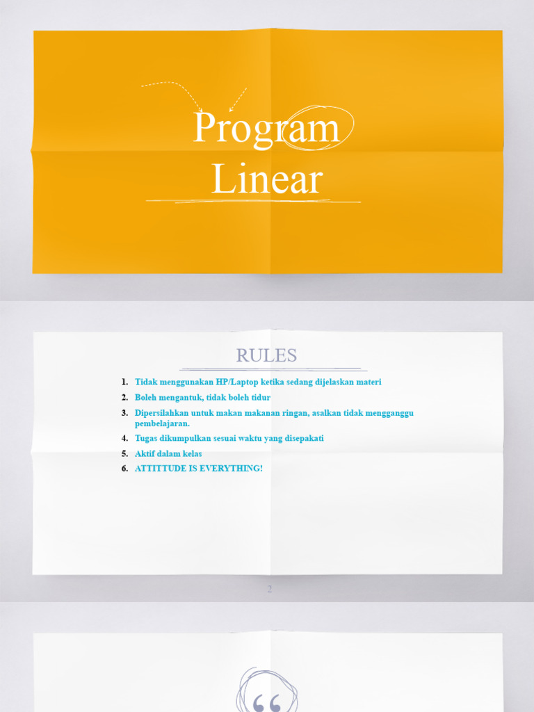 Program Linear | PDF