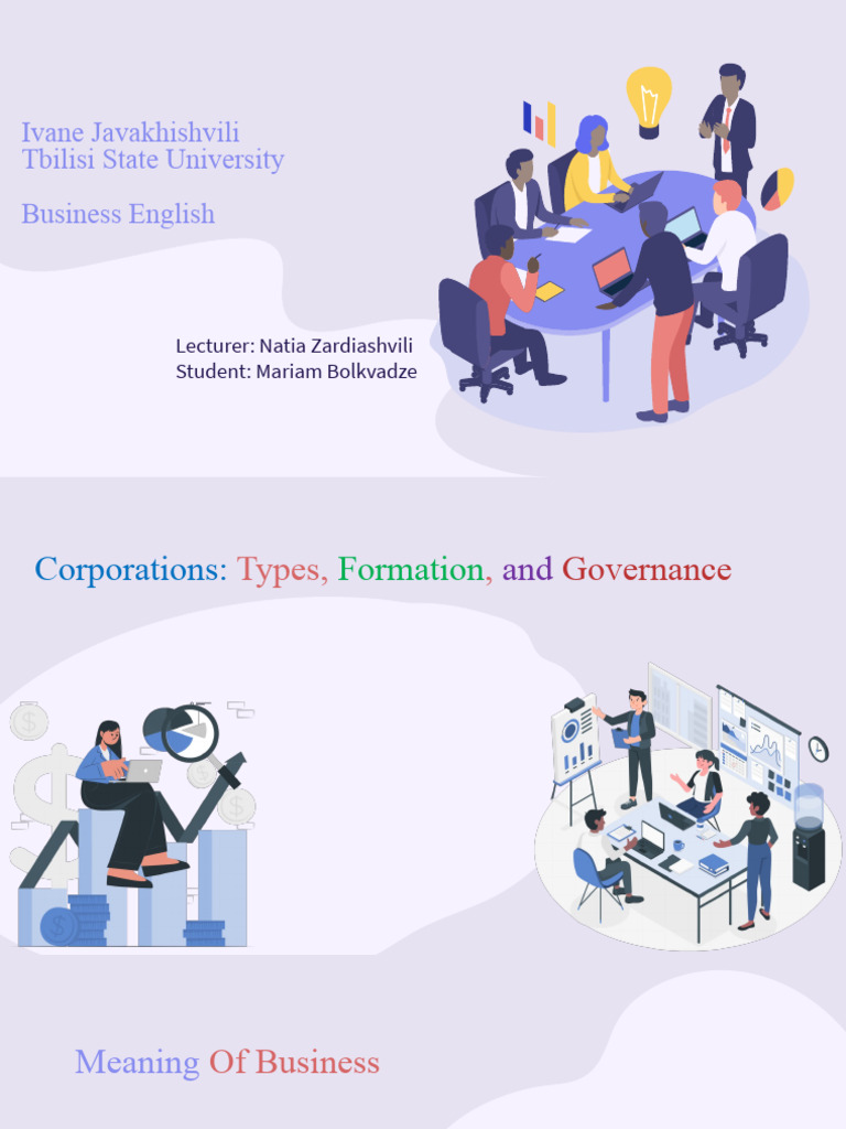 Understanding Corporations: Types & Governance | PDF | Business