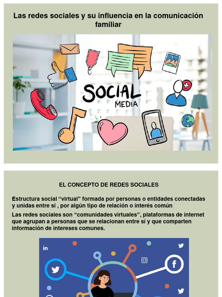 Impacto de las Redes Sociales en la Comunicación Familiar | PDF ...