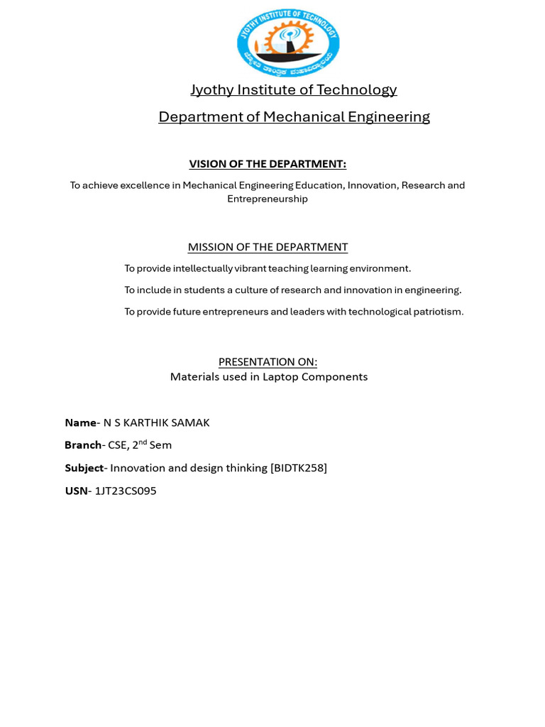 Engineering Students' Guide | PDF | Agile Software Development | Materials