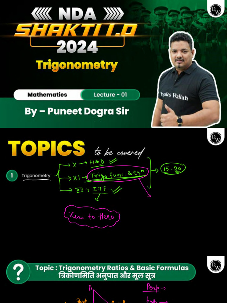 Mathematics 04 - Class Notes | PDF