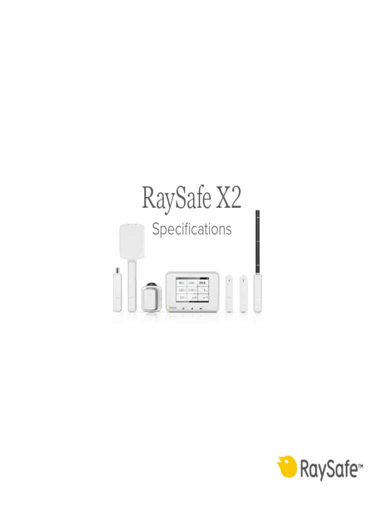 5200078-11.2 RaySafe X2 Specifications en | PDF | Electrical ...