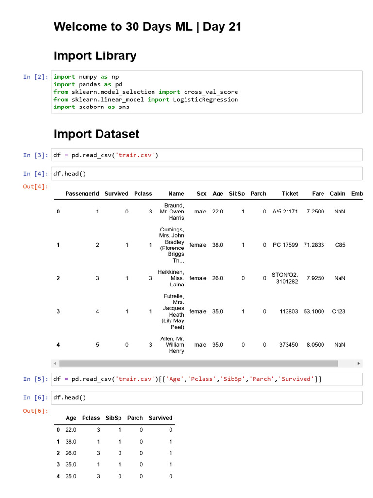 Day 21 - Code Jupyter Notebook | PDF