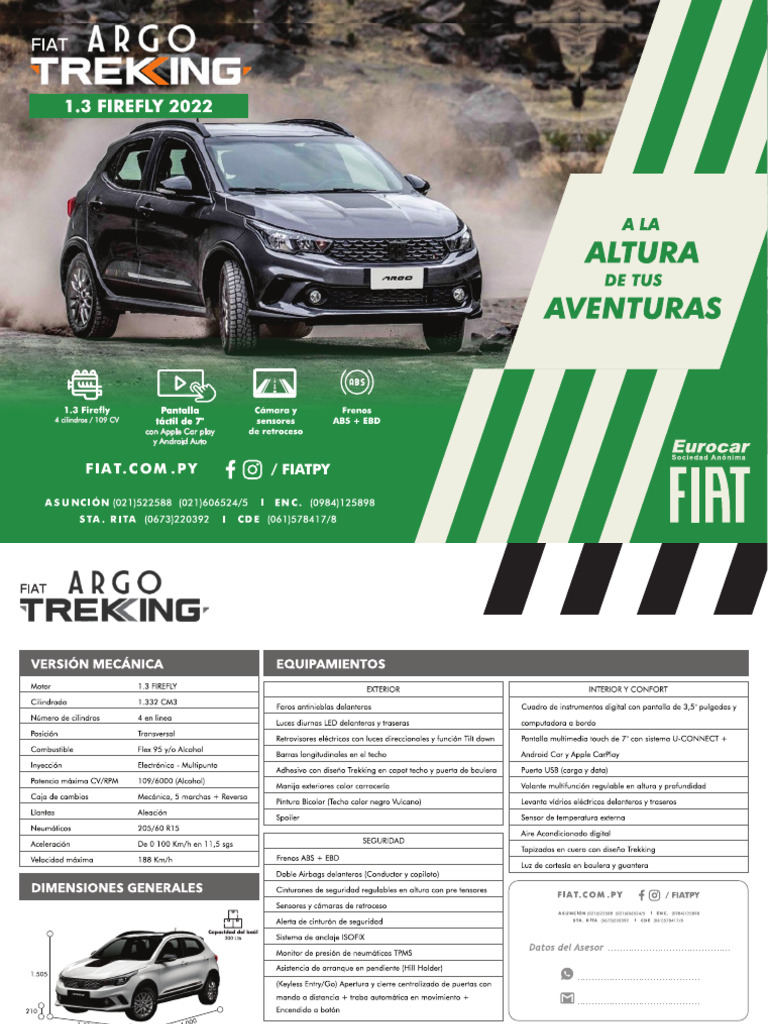 Ficha-Tecnica-Argo-Trekking-2022 | PDF