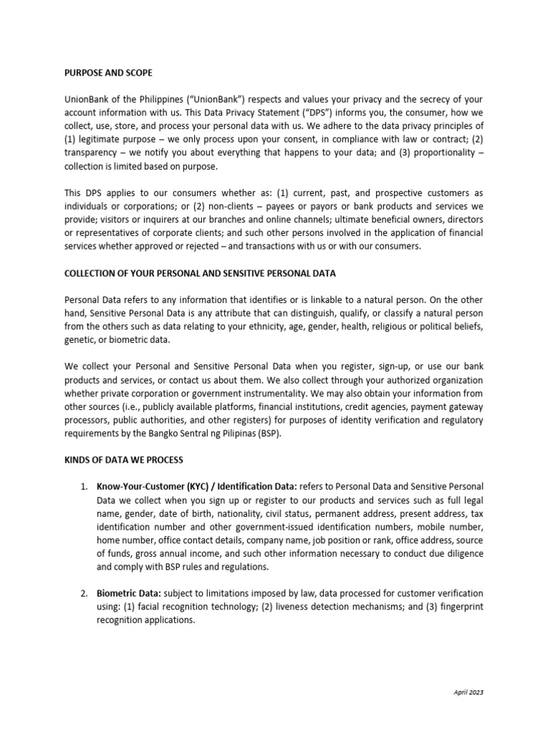 DPS With Consent Clause | PDF | Credit Card | Banks