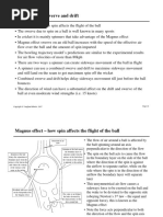 Physics of Cricket: Forces and Motion | PDF | Force | Rotation