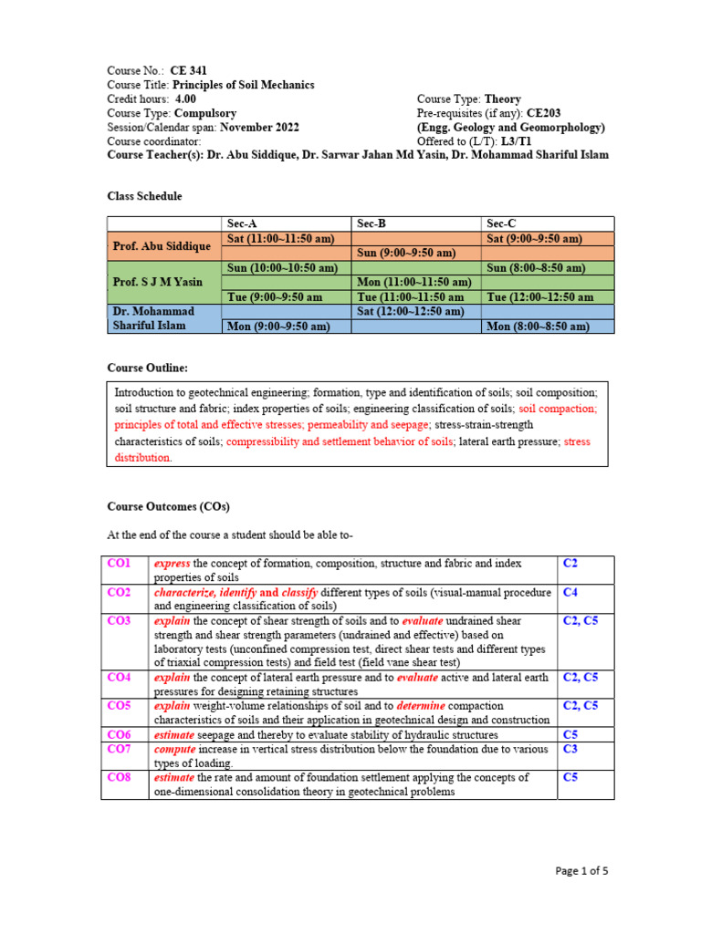 CE341_Lecture-01_Introduction | PDF | Soil Mechanics | Geotechnical Engineering
