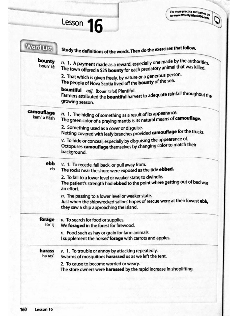 WW 7 Lesson 16 | PDF
