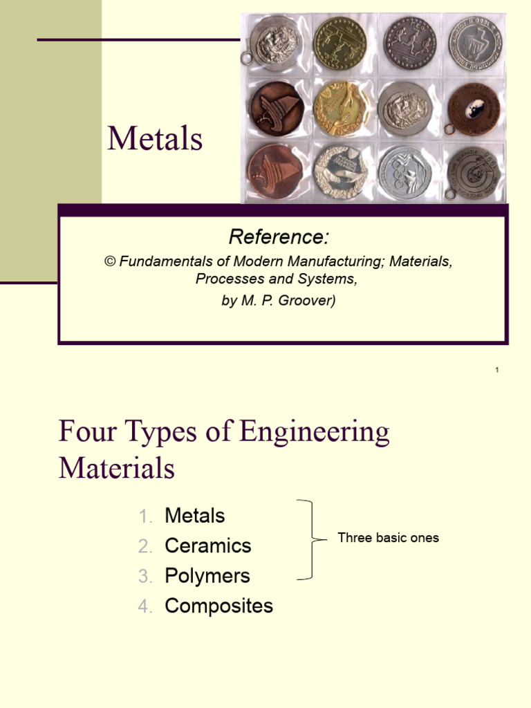 Metals | PDF | Steel | Alloy