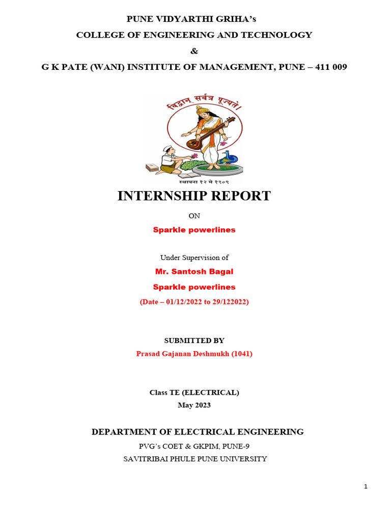 Final Report Internship | PDF | Programmable Logic Controller | Sewage Treatment