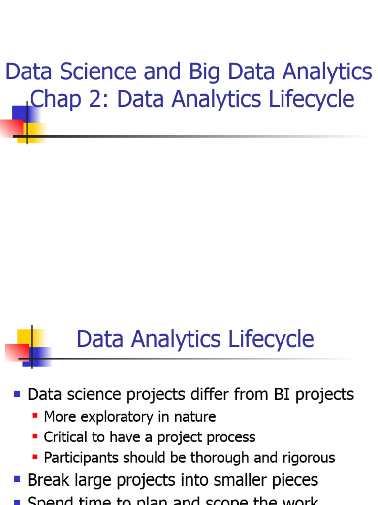 W3 - DA Life Cycle | PDF | Conceptual Model | Data Analysis