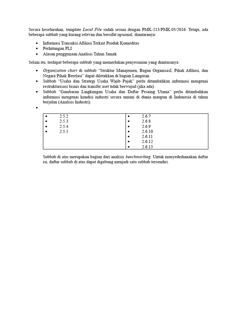 Summary TP Doc Template | PDF