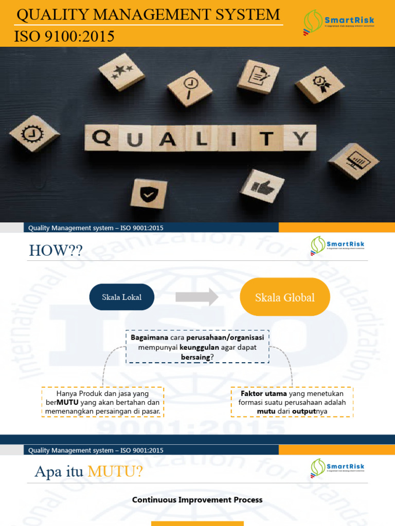 Sistem Manajemen Mutu ISO 9001:2015 | PDF | Bisnis