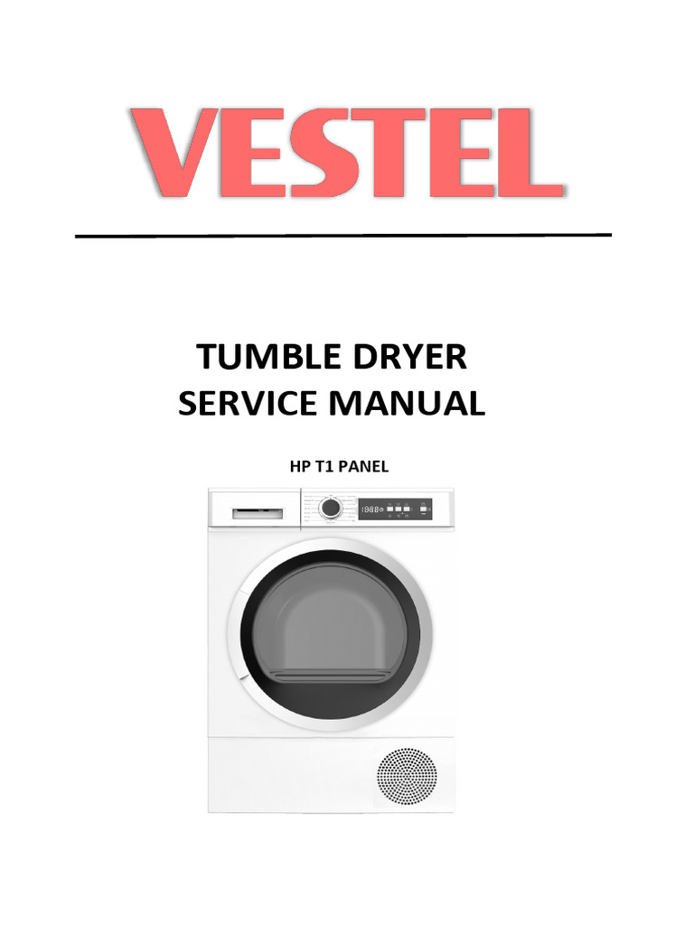 Tumble Dryer Service Manual Overview | PDF | Clothes Dryer | Electrical ...