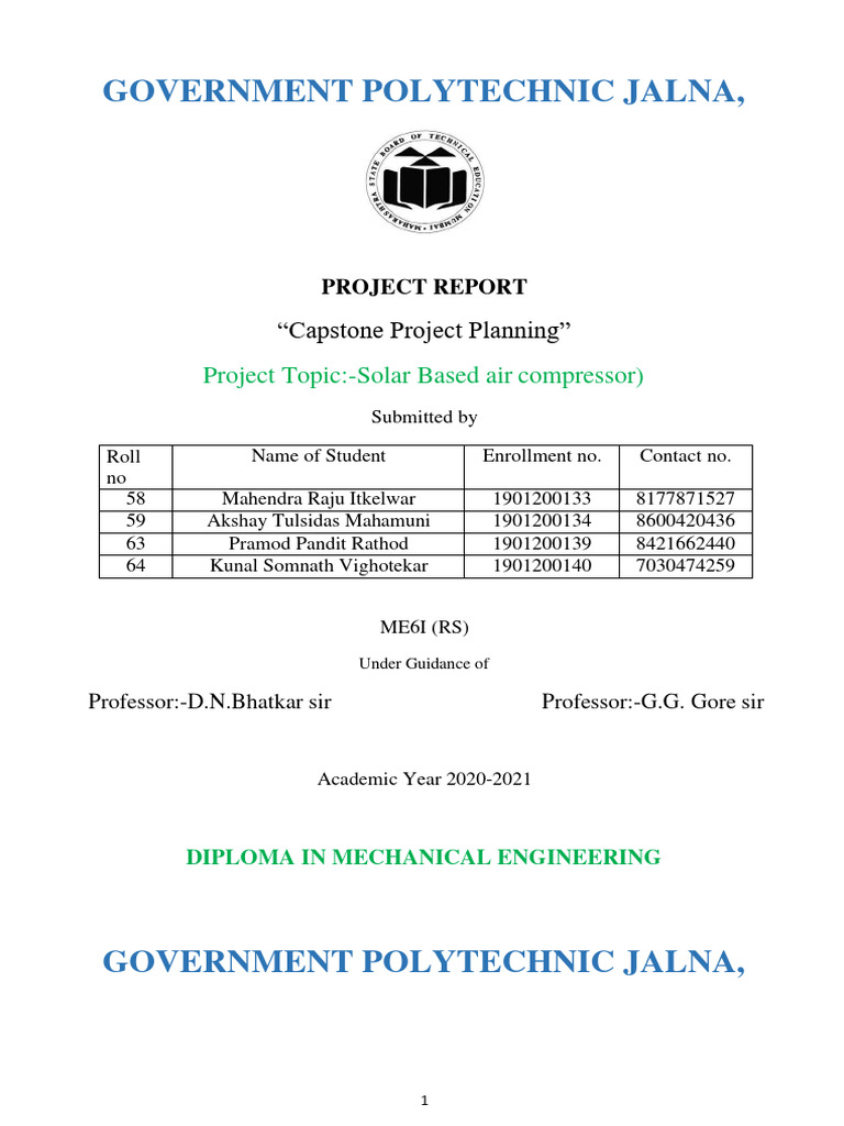CPP Microproject Report | PDF | Photovoltaics | Solar Power
