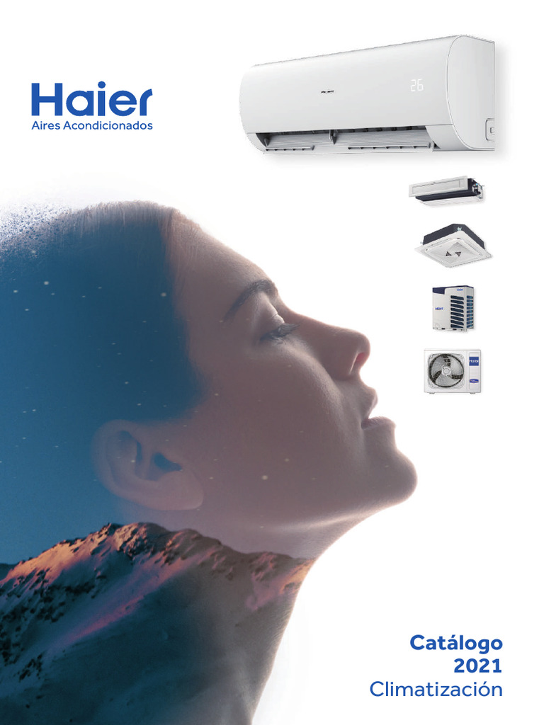 Catálogo de Aire Acondicionado Haier 2021 | PDF | Aplicación movil ...